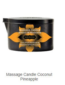 Kama Sutra Coconut Pineapple Massage Candle – Hidden Pleasurez